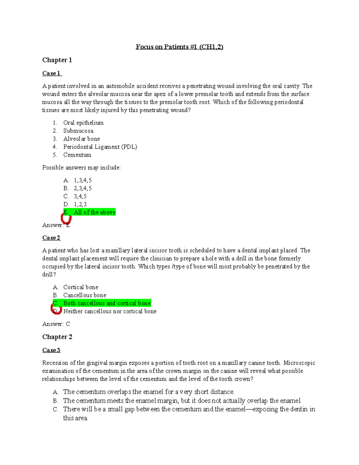 FOP 1 2023-08-30 18 34 20 - Focus on Patients #1 (CH1,2) Chapter 1 Case ...