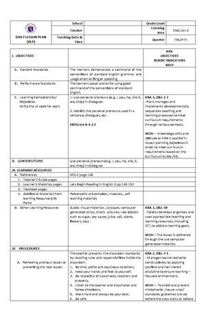 RPMS Annotations Proficient 1 - RPMS FOR PROFICIENT TEACHERS ...