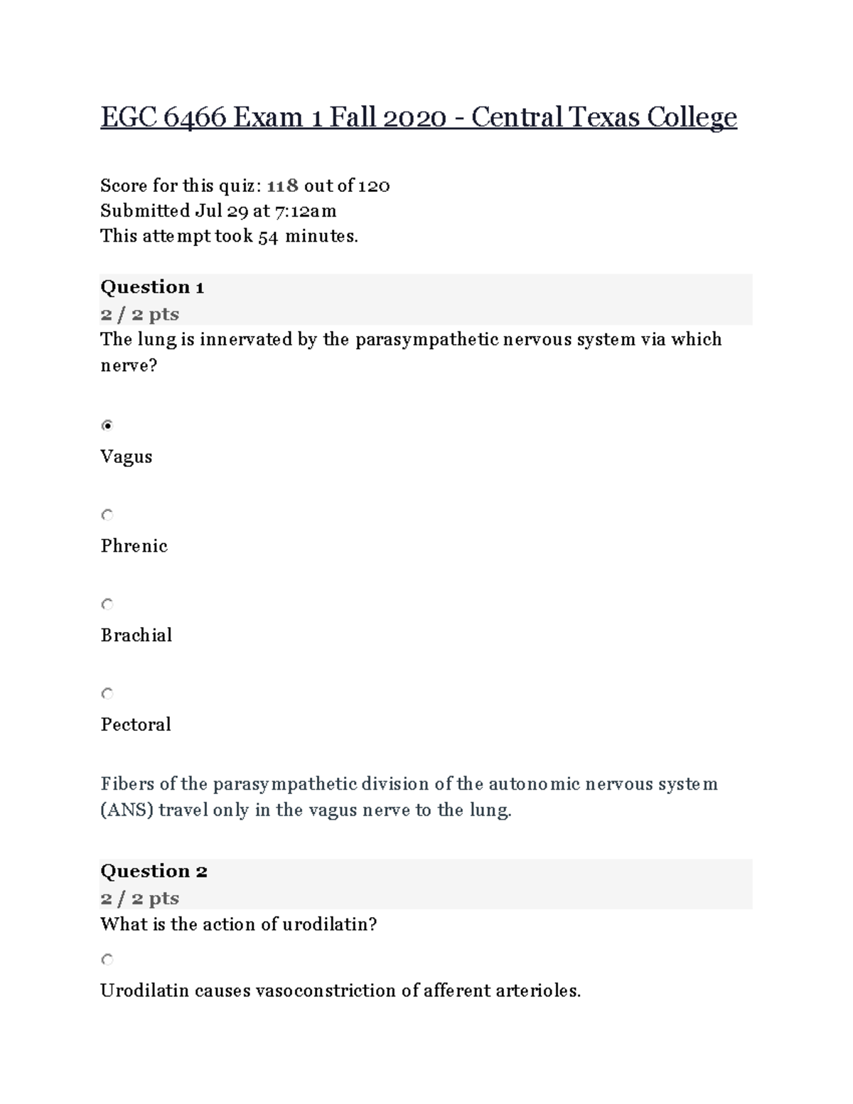 EGC 6466 Exam 1 Review - Fall 2020 Central Texas College - Studocu