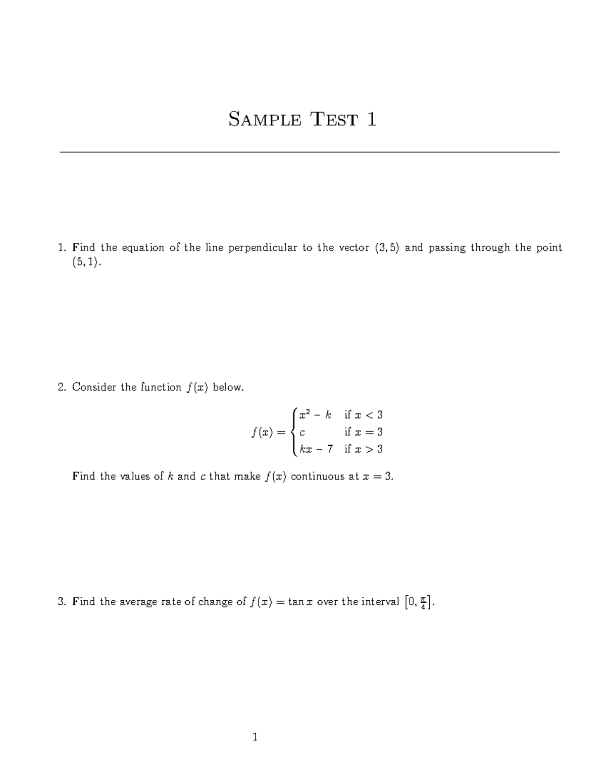 MATH 151 FINAL PRACTICE TEST 1: Concepts and Solutions - Studocu