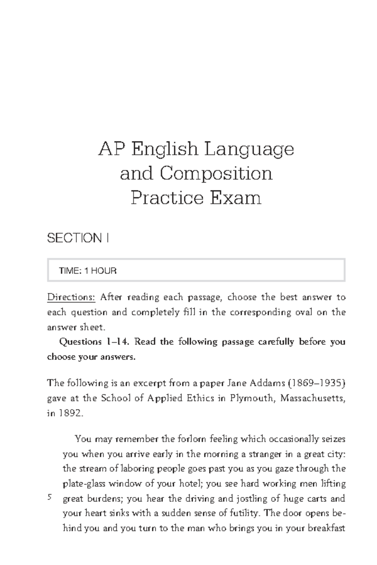 AP ENGLISH LANGUAGE AND COMPOSITION PRACTICE EXAM REVIEW NOTES - Studocu