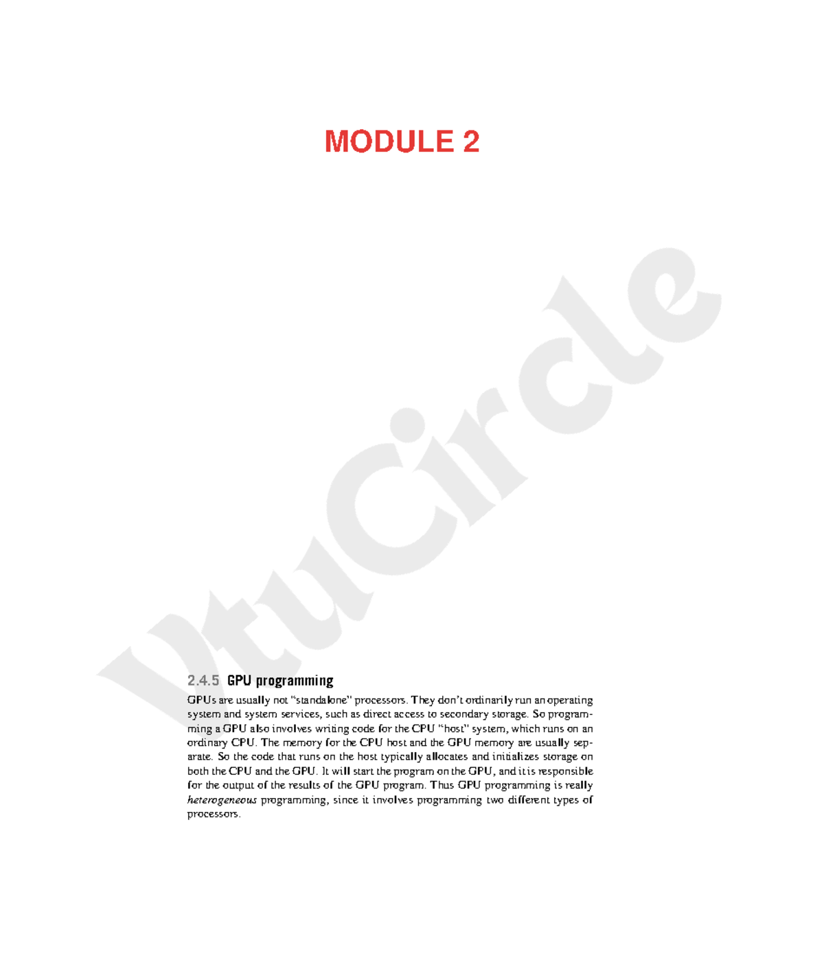 BCS702 Chapter 2: Parallel Hardware and Software Overview - Studocu