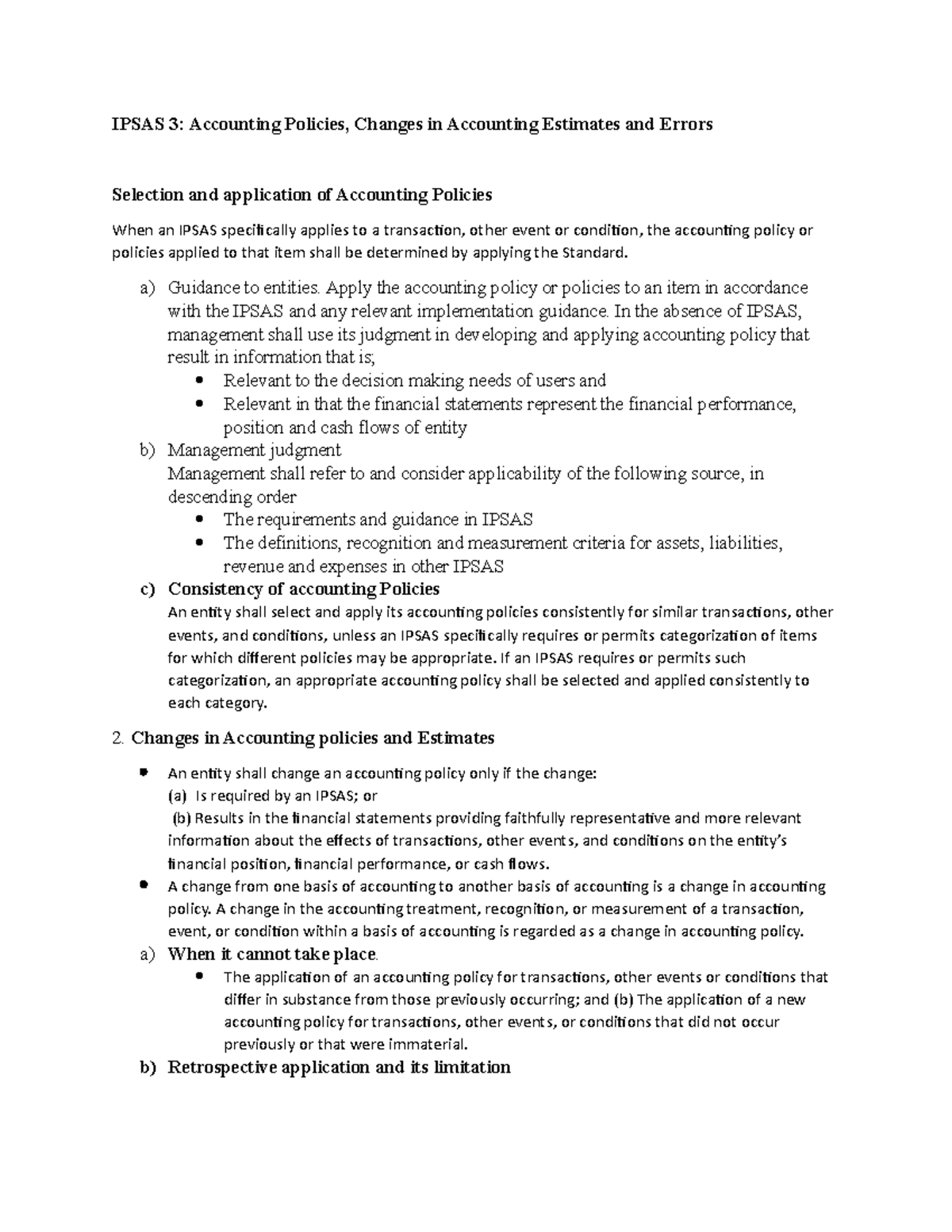 PAUL - IPSAS 3: Accounting Policies, Changes in Accounting Estimates ...