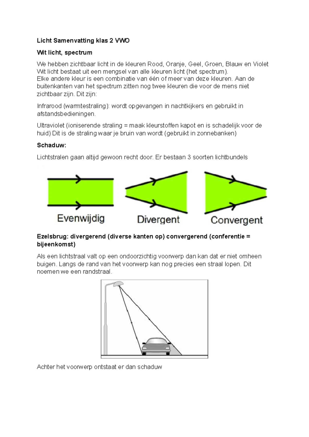 Herziening van H6 - Licht en H7 - Het Heelal - NASK V2 - Studeersnel