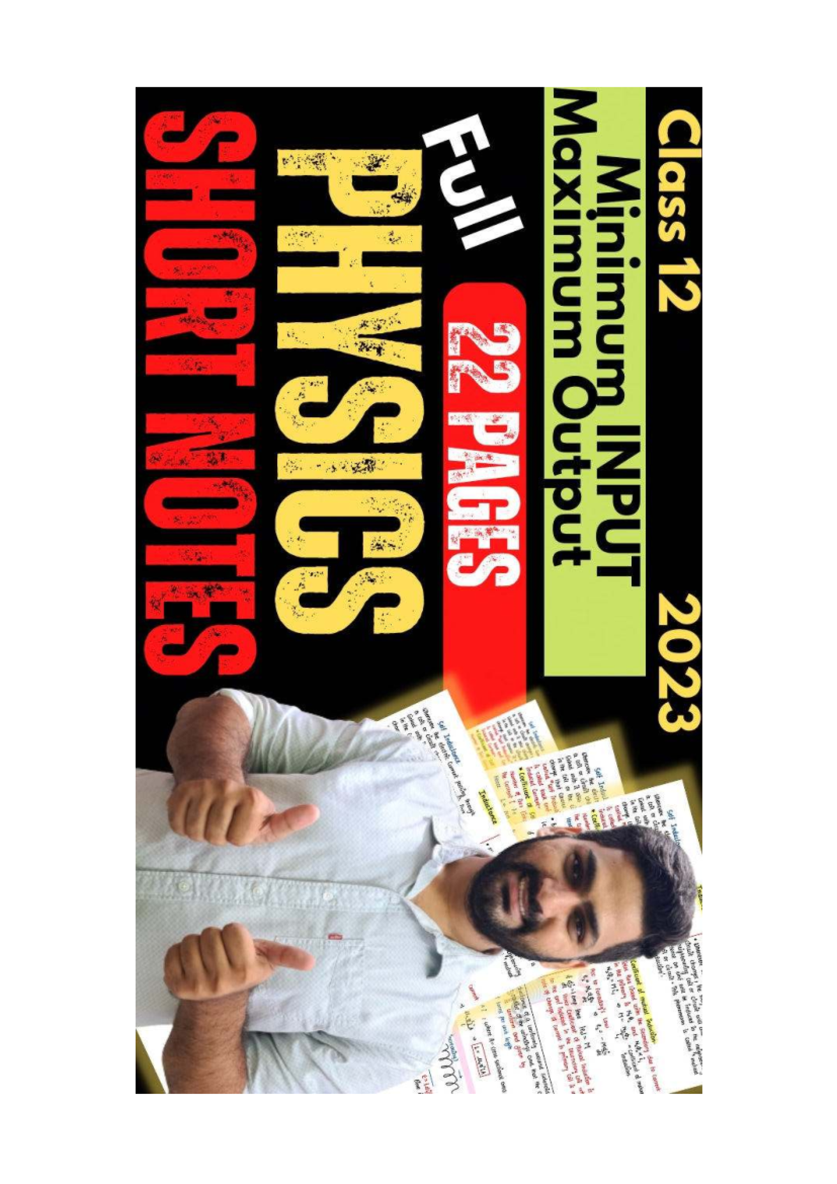 CLASS 12 Physics Short Notes: Key Concepts and Topics - Studocu