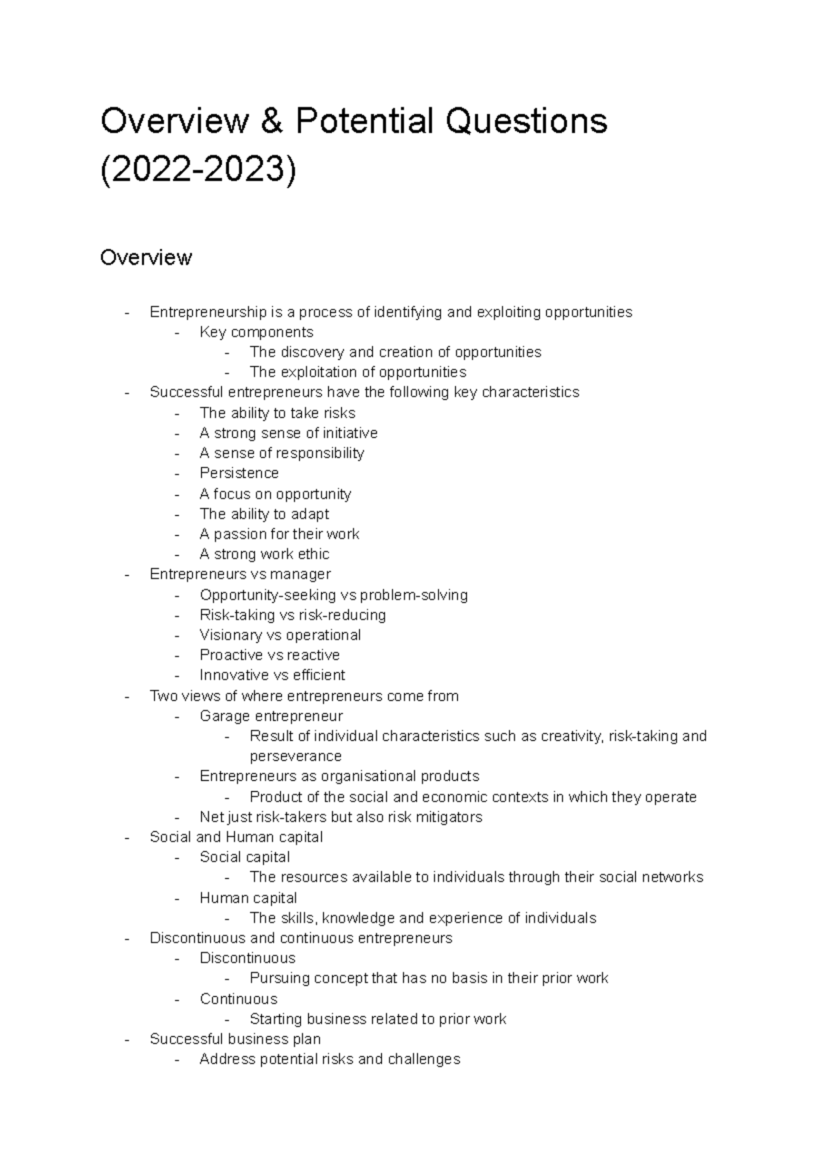 EAAI 2023: Overview & Key Questions for Entrepreneurial Exam Prep ...