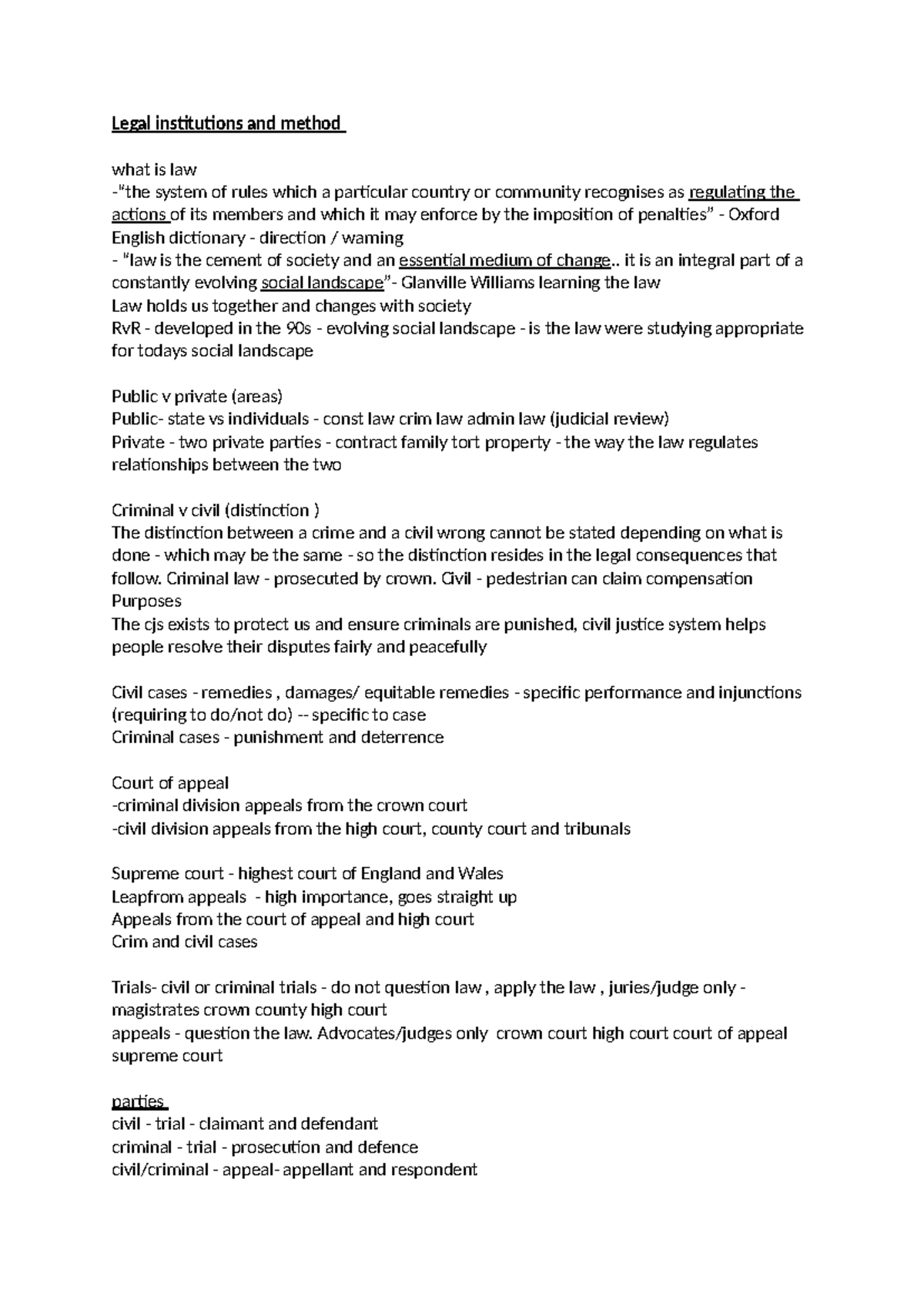 Legal Institutions and Methods: Understanding Law Systems and Their ...