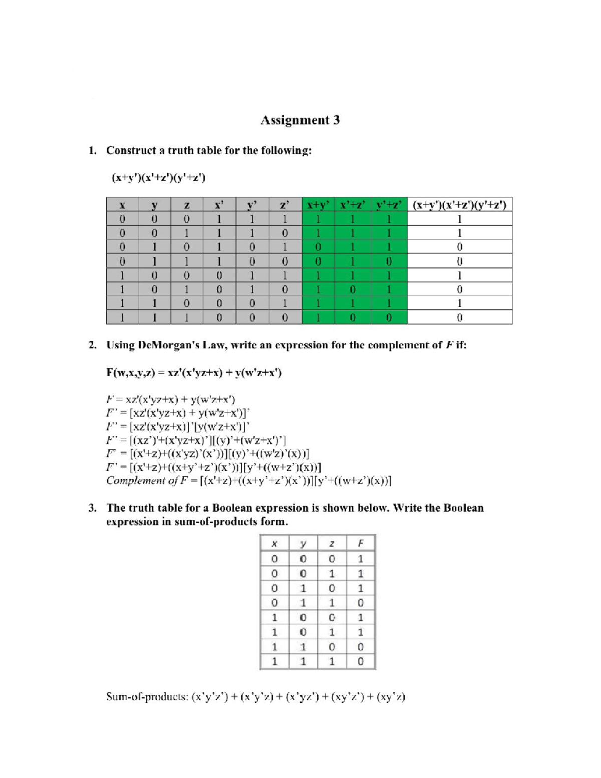 Assignment 3 - Computer Sci - CSC 220 - Studocu