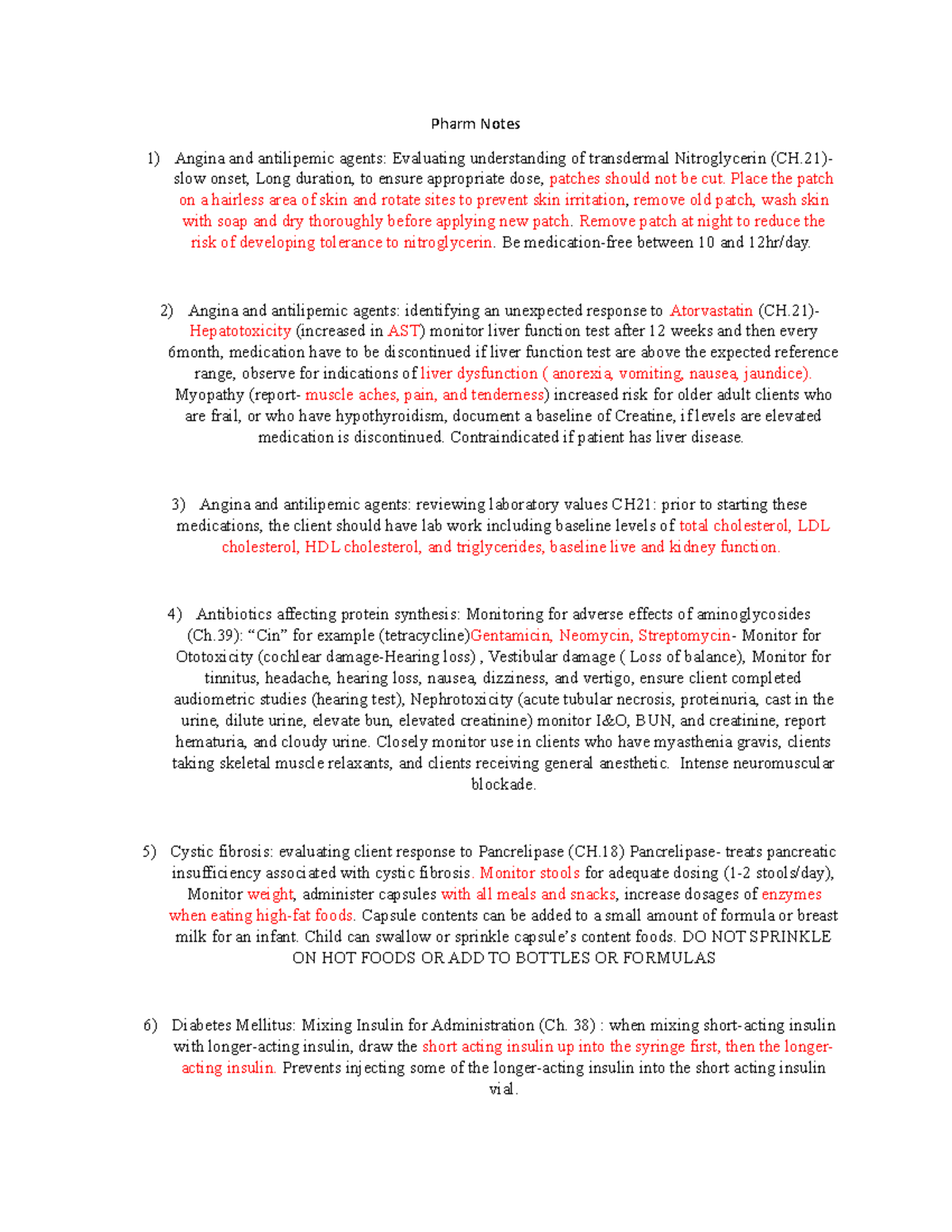 LPN Pharmacology Test A: Key Notes on Medication Administration ...