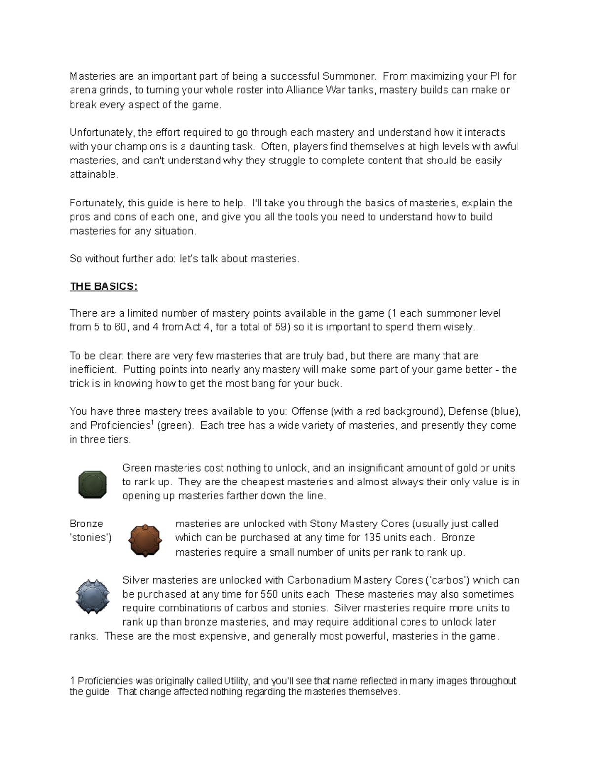 MCOC Mastery Guide: Tips for Building Effective Masteries - Studocu