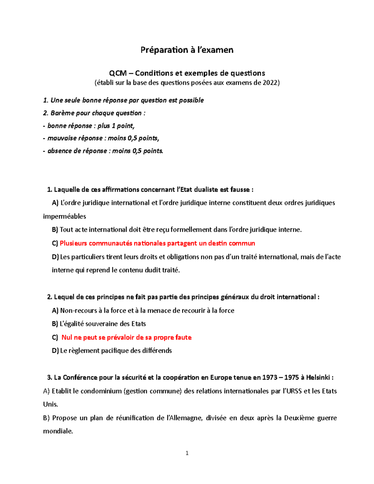 Boev Ivan Pr Ã©paration QCM 2022 - Préparation à l’examen QCM ...