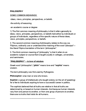 Social Science AND Philosophy Module 1 - SOCIAL SCIENCE AND PHILOSOPHY ...