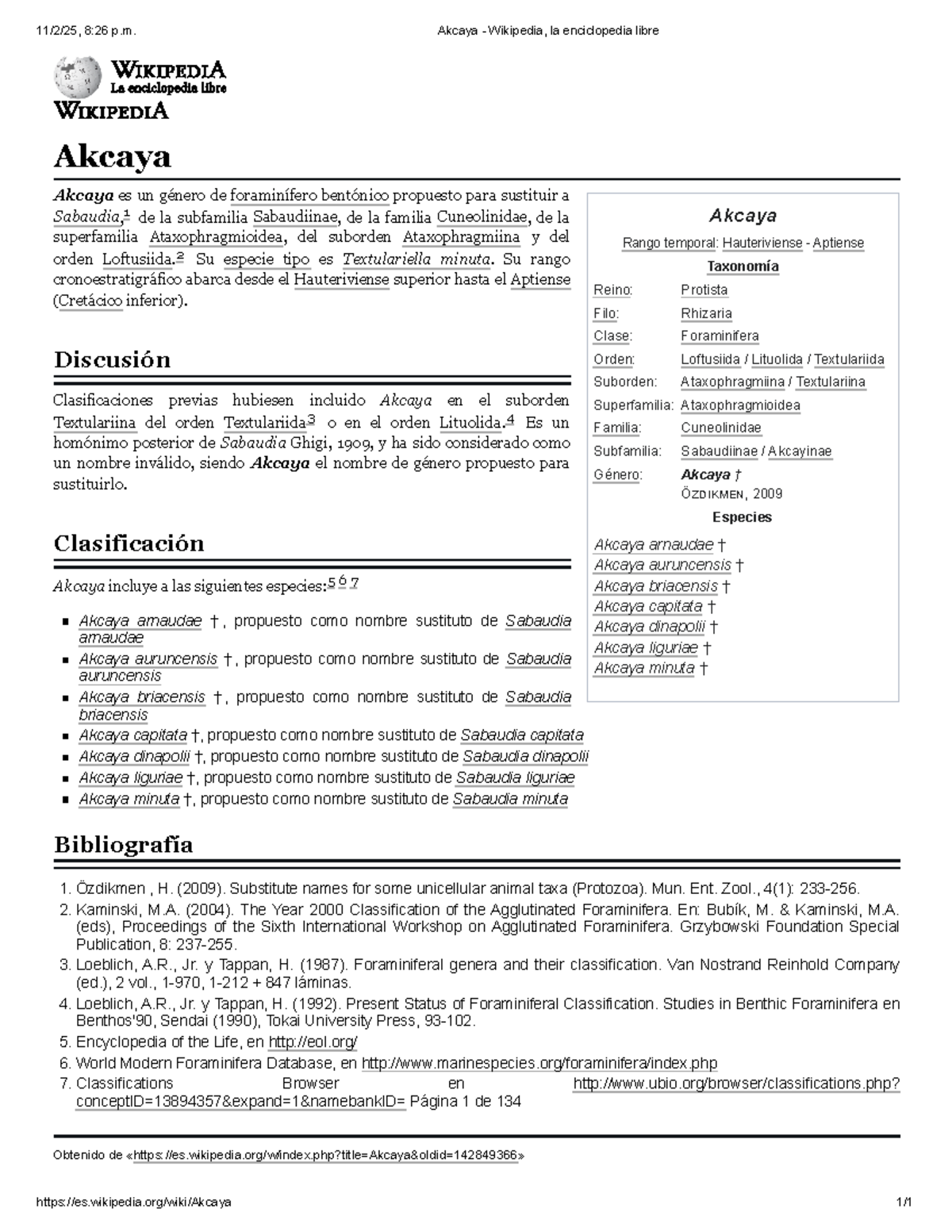 Akcaya - Wikipedia, la enciclopedia libre - Akcaya Rango temporal ...