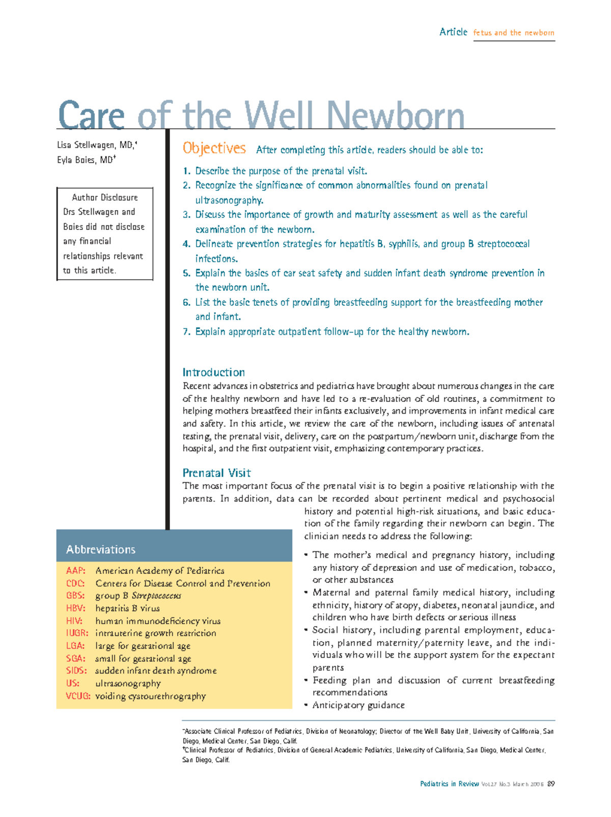 Cuidado recien nacido Pediatrics - Care of the Well Newborn Lisa ...