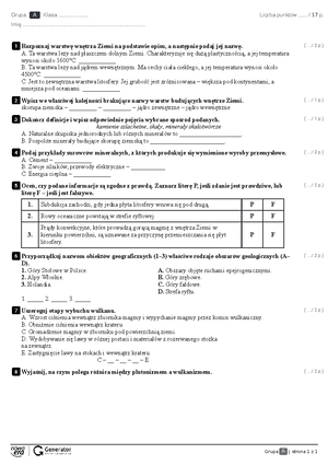 Kartkowka krajobrazy sawanny i stepu - Krajobrazy sawanny i stepu Grupa ...