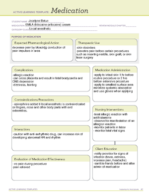 Mcphs Clinical Concept Map 1 - Student Name ...