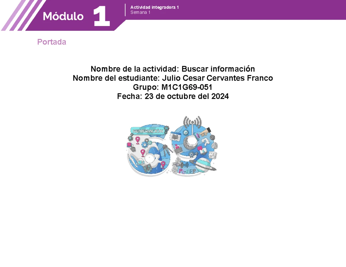 Modulo 1 - Semana 2 - Actividad Formativa 3: Nubes Electrónicas - Studocu