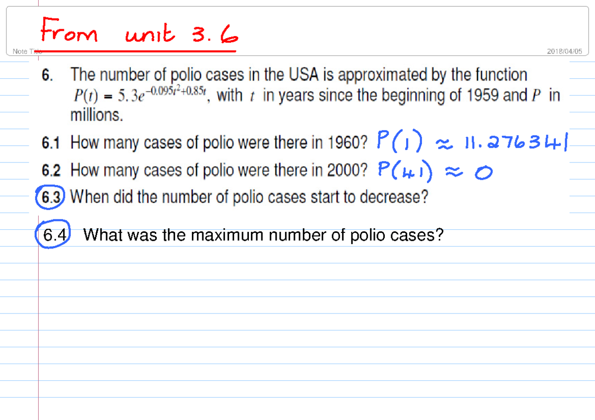 WTW 134 Unit 4 - lecture on unit 4.1 the derivative - WTW 134 - What ...
