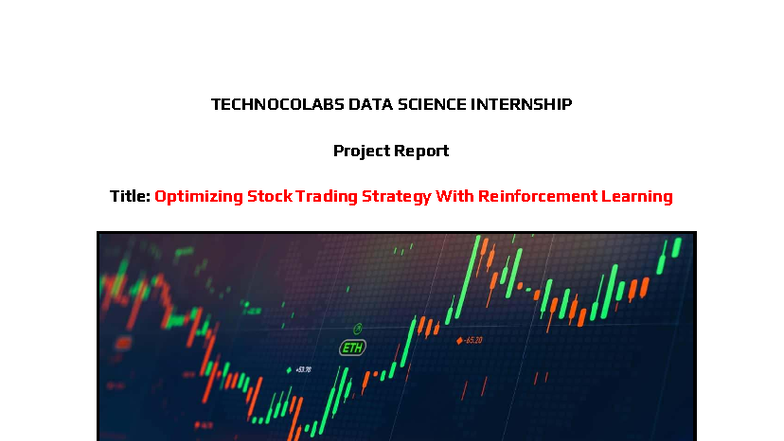 Optimizing Stock Trading Strategies with RL - TECHNOCOLABS Data Science ...