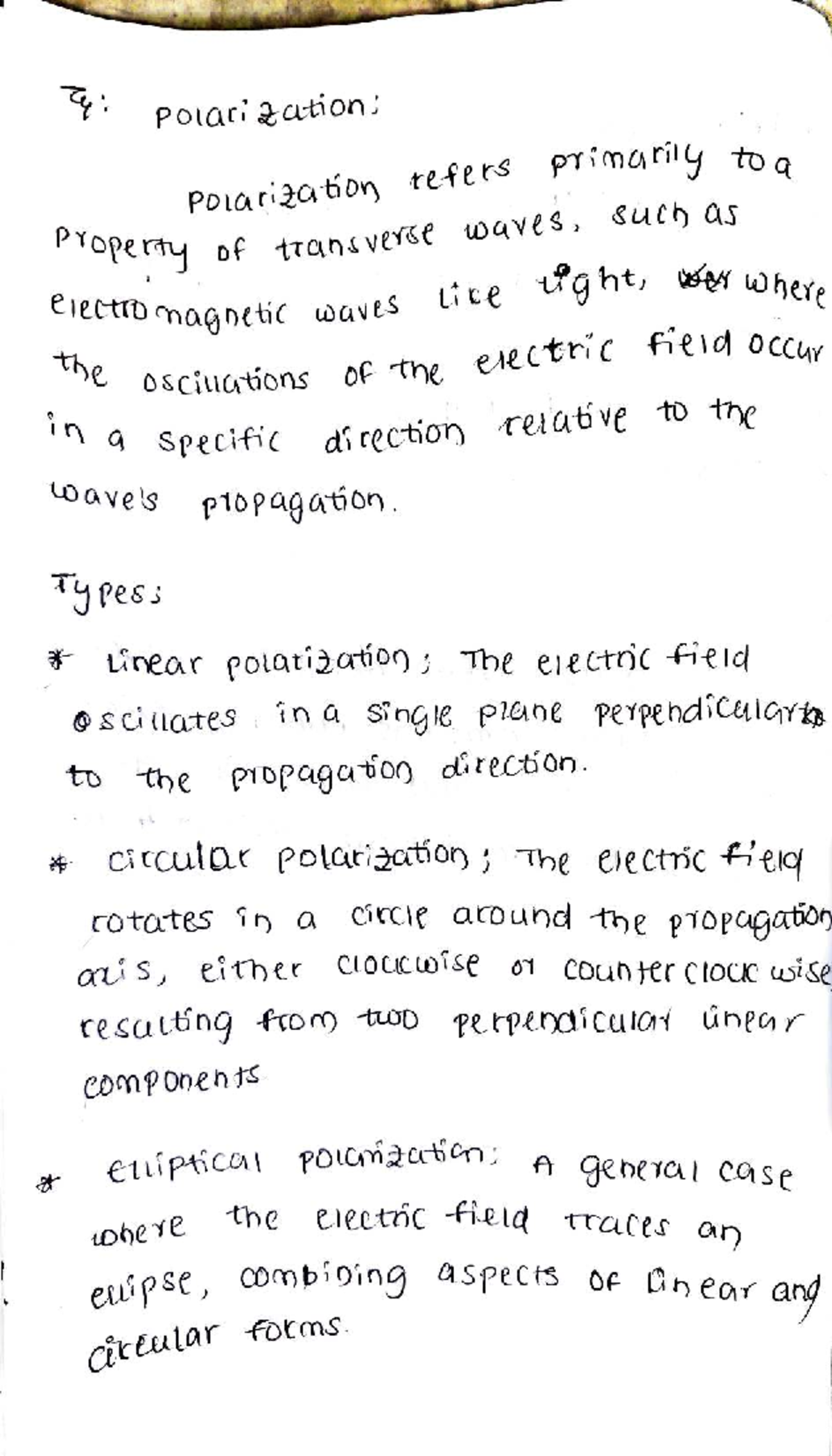 ES 4B - Polarization in Optics: Key Concepts and Applications - Studocu
