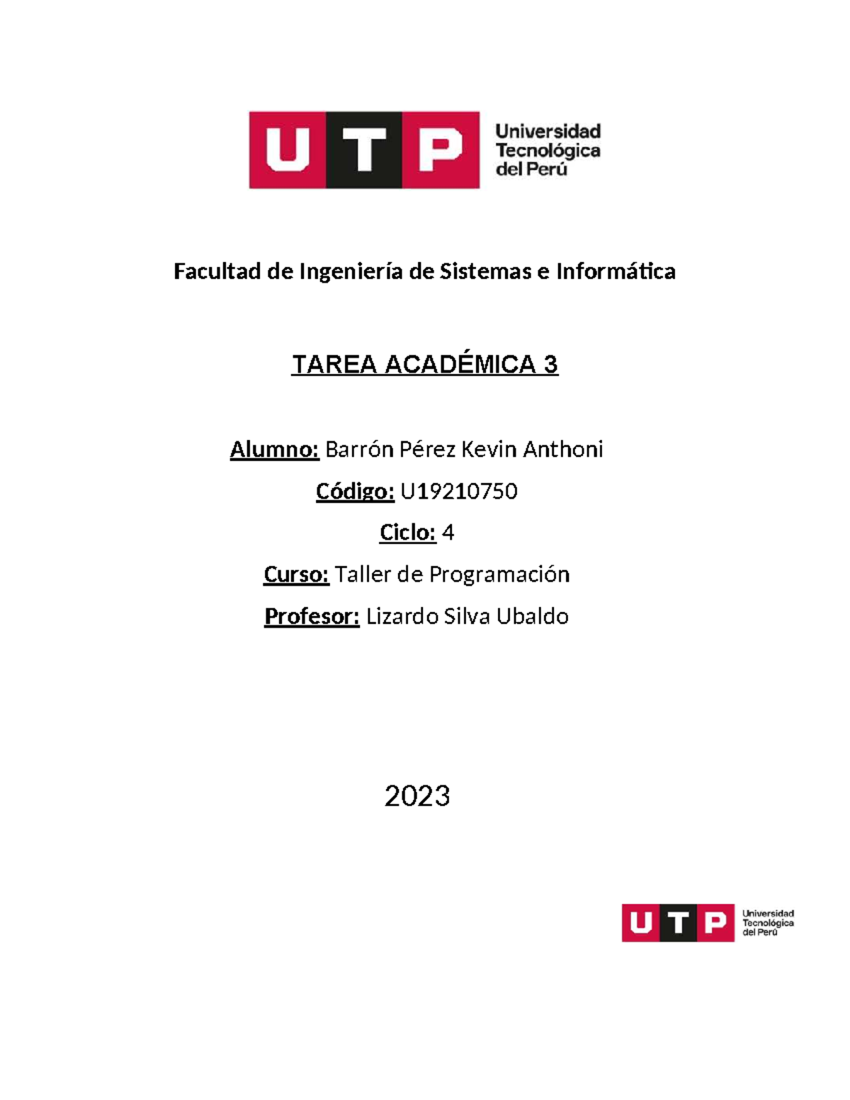 TA3 U19210750: Creación de Repositorios y Funcionamiento de JVM - Studocu