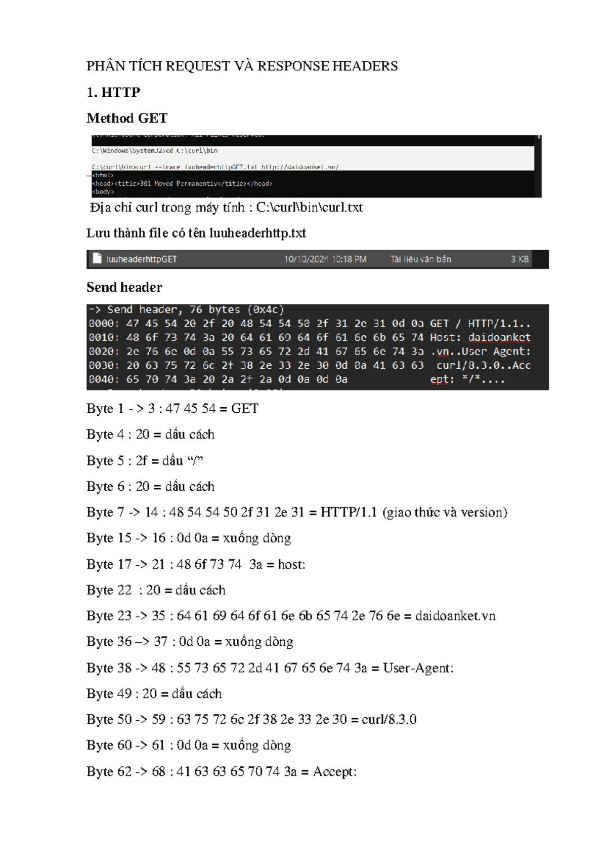 23521329 - PHÂN TÍCH CÁC REQUEST VÀ RESPONSE HEADERS HTTP - Studocu