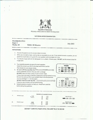 MMEE 210 Tutorial 3 (24-25) - BOTSWANA INTERNATIONAL UNIVERSITY OF ...