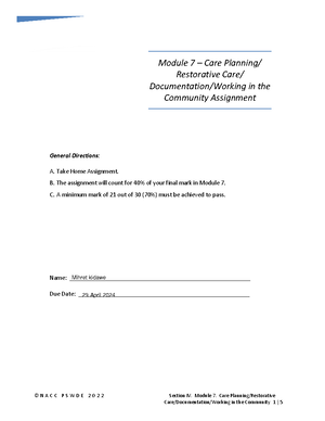 module 9 test psw - Module 9 - PSW Assisting the Dying Person Baggage ...