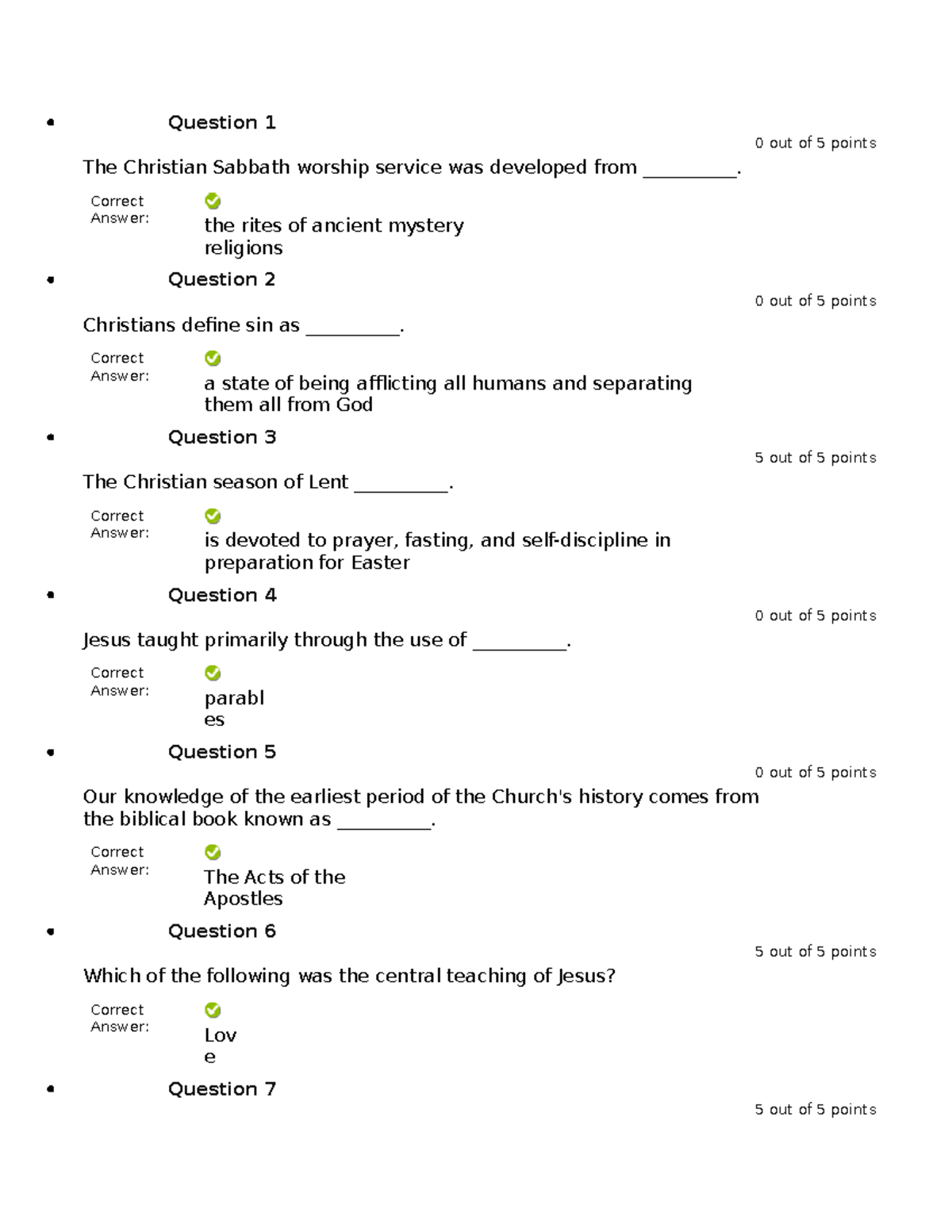 Christianity: Key Concepts and Rituals - Study Guide - Studocu