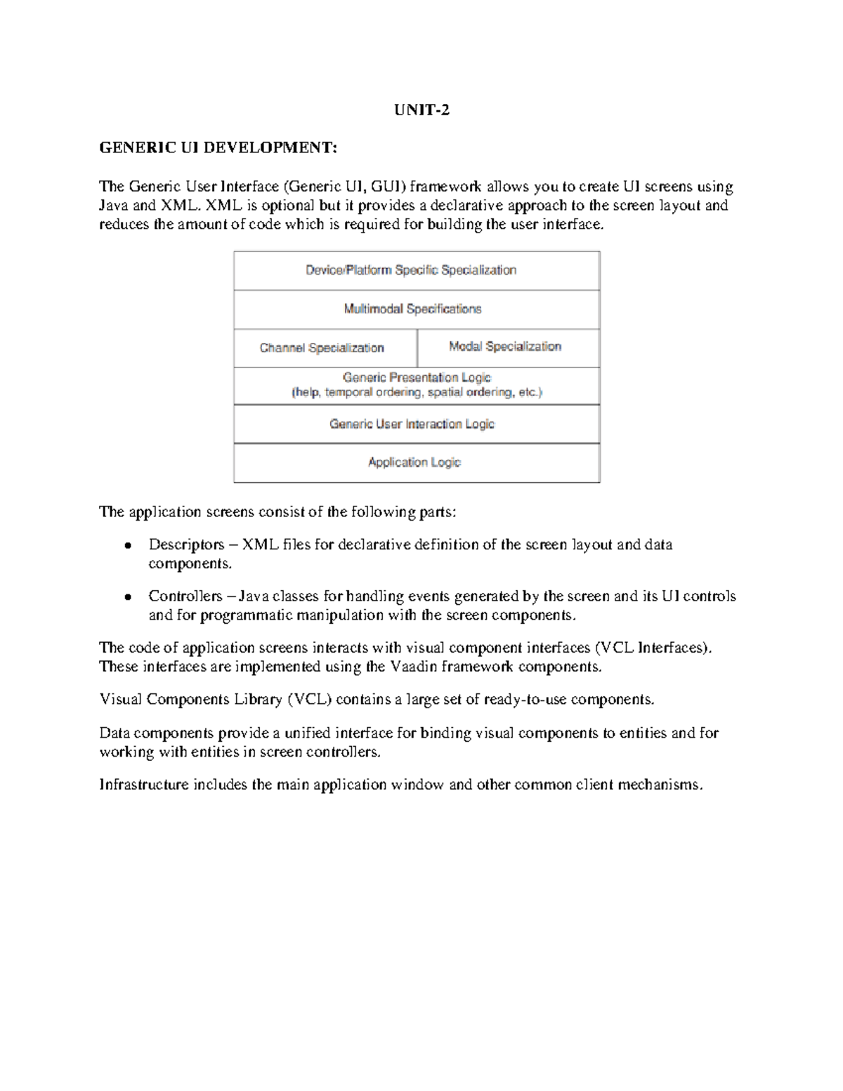 UNIT 2-2 - Generic UI Development Notes and Gesture-Based Interfaces ...