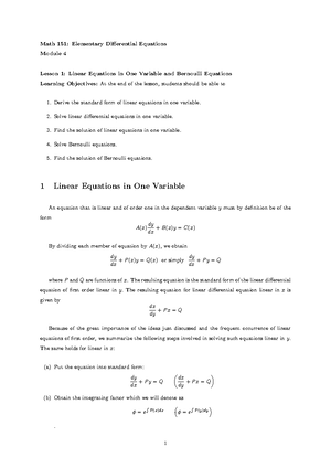 Math-61-Handout - Summary Calculus - MAT 061 Handout Analytic Geometry ...