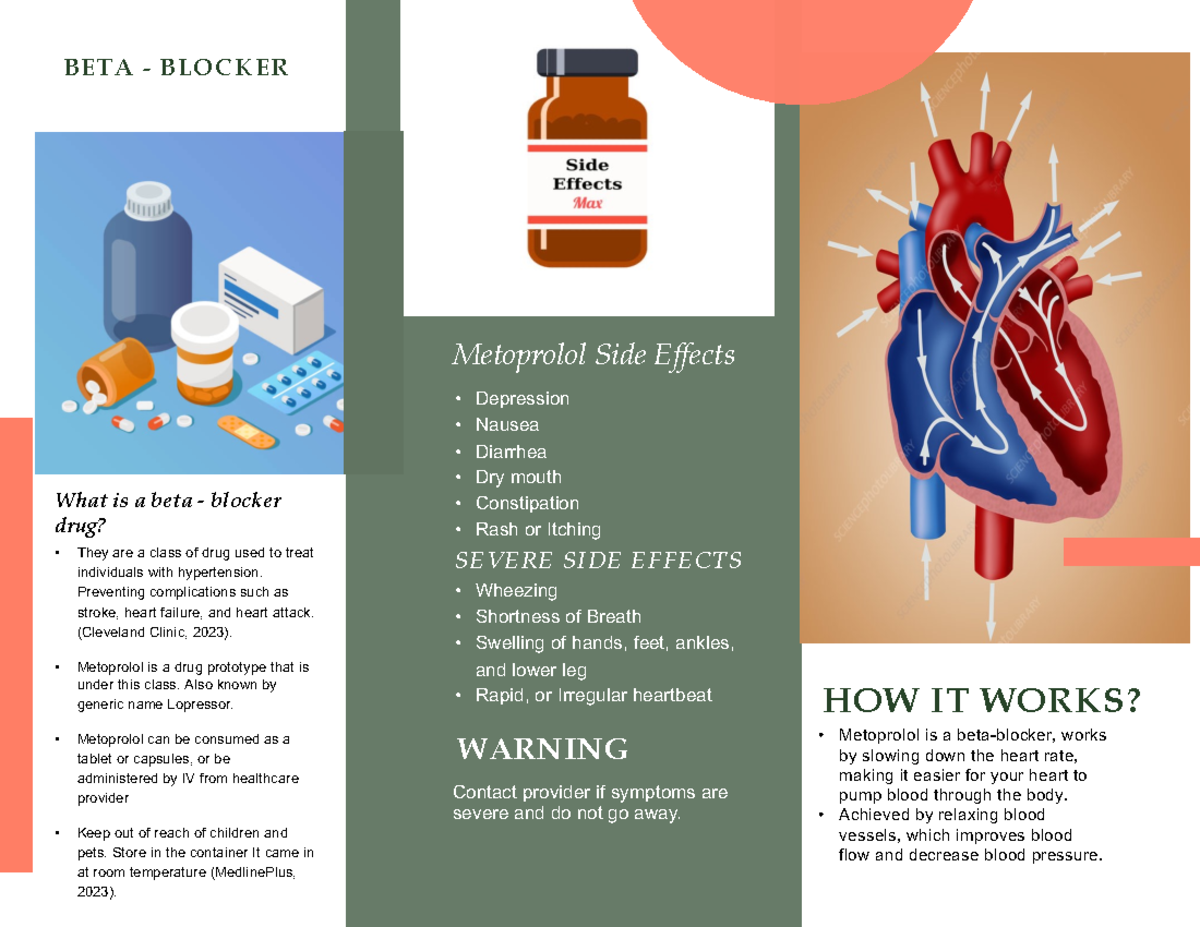 Drug Pamphlet - drug info - BETA - BLOCKER ####### What is a beta ...