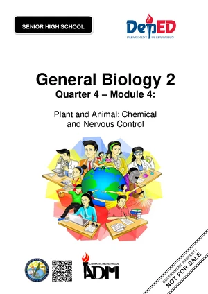 Gen Bio 2 Q2 Module 1 Cabrera - General Biology 2 Quarter 2 – Module 1 ...