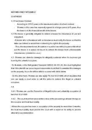 Contract Law Unit 6-10 - Contract Law Unit 6 Pacta de contrahendo( Agreement to agree) A pactum ...