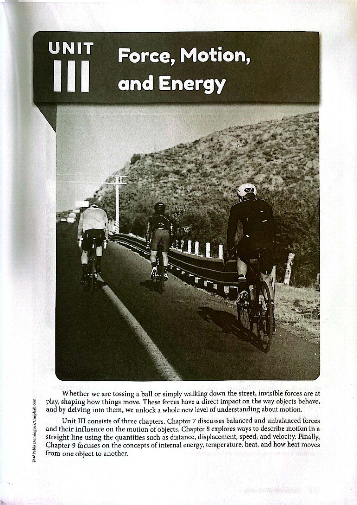 Unit III Science 7: Forces, Motion, and Energy Overview - Studocu