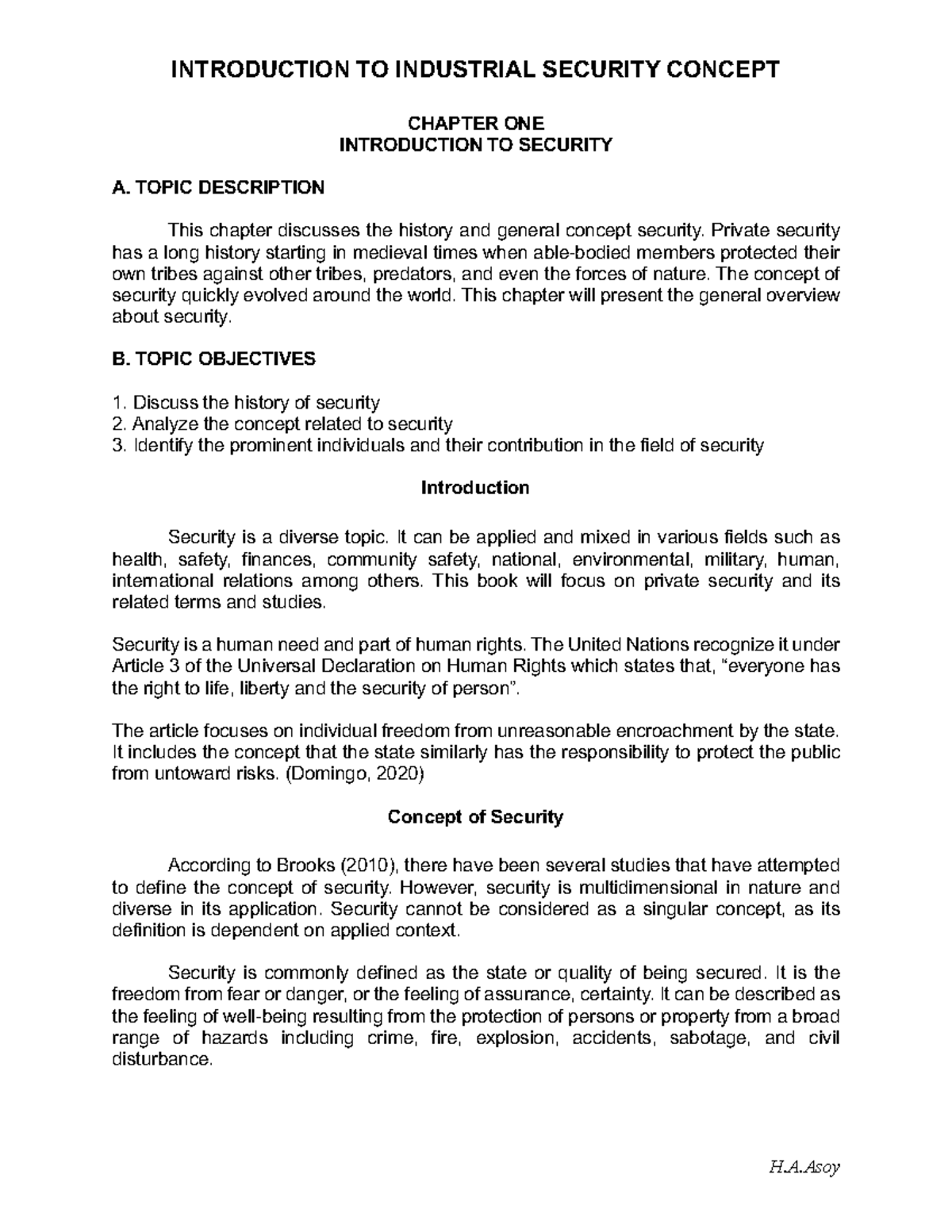 Introduction to Security: Concepts and Historical Overview (SEC101 ...