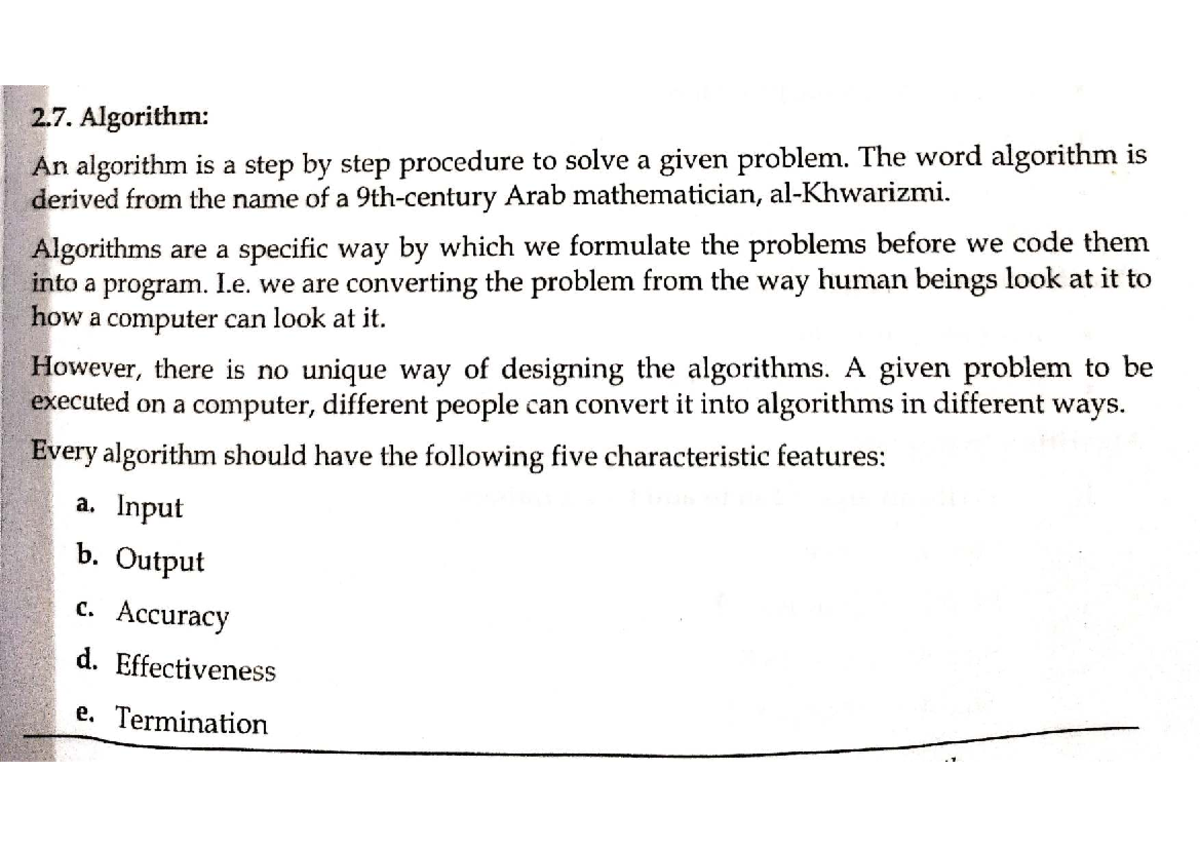 BCA C-Prog Unit 1: Algorithms, Flowcharts, and C Programming Basics - Studocu