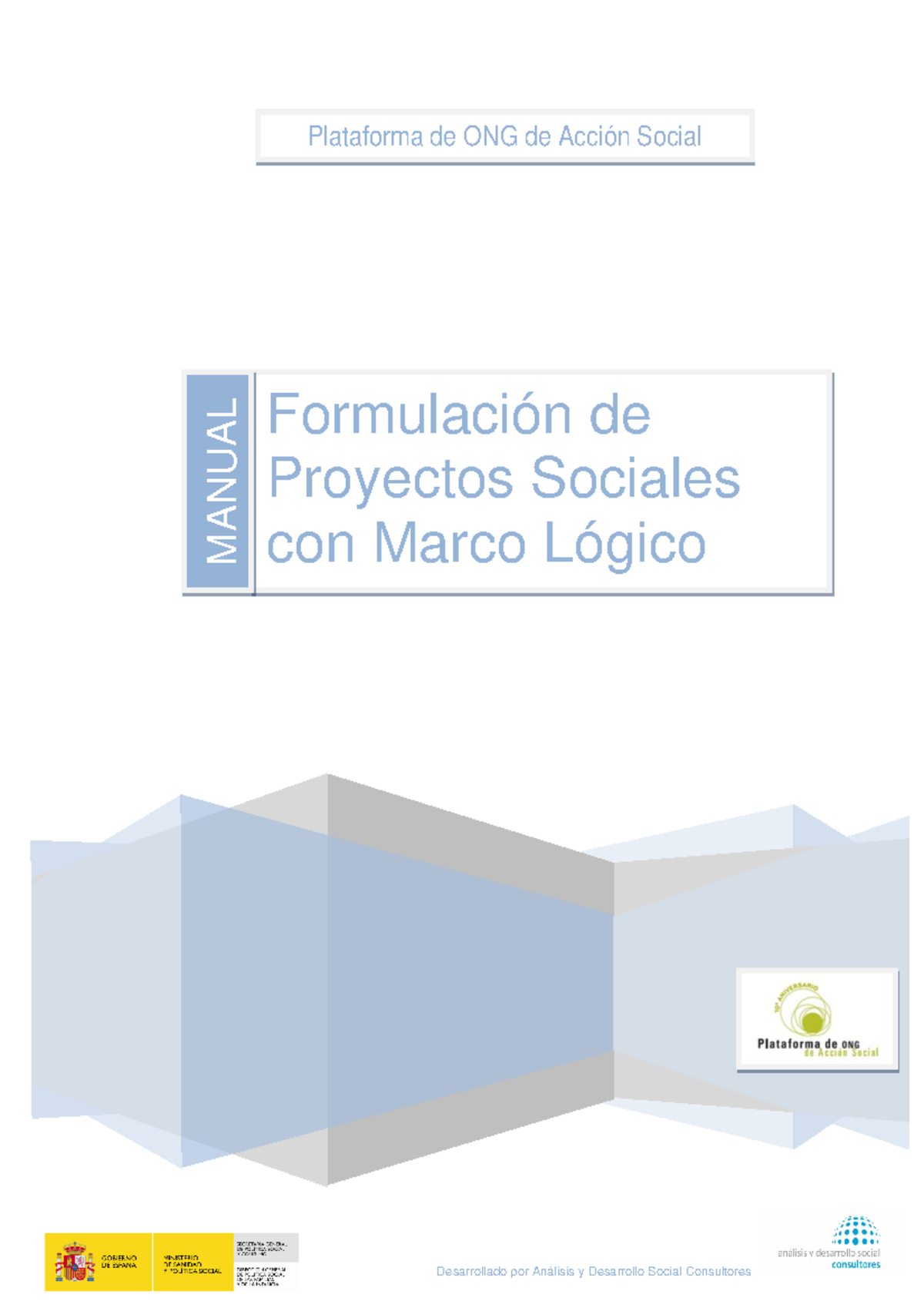 Manual formulacion de proyectos sociales con marco logico - Plataforma ...