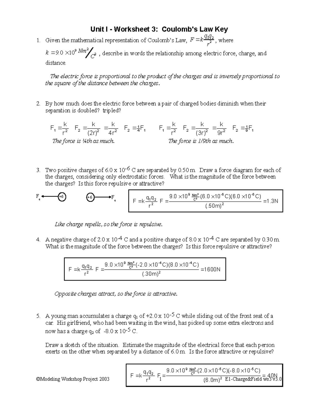 General Physics 2: Q3 Module 1 - Coulomb's Law & Charge Concepts - Studocu