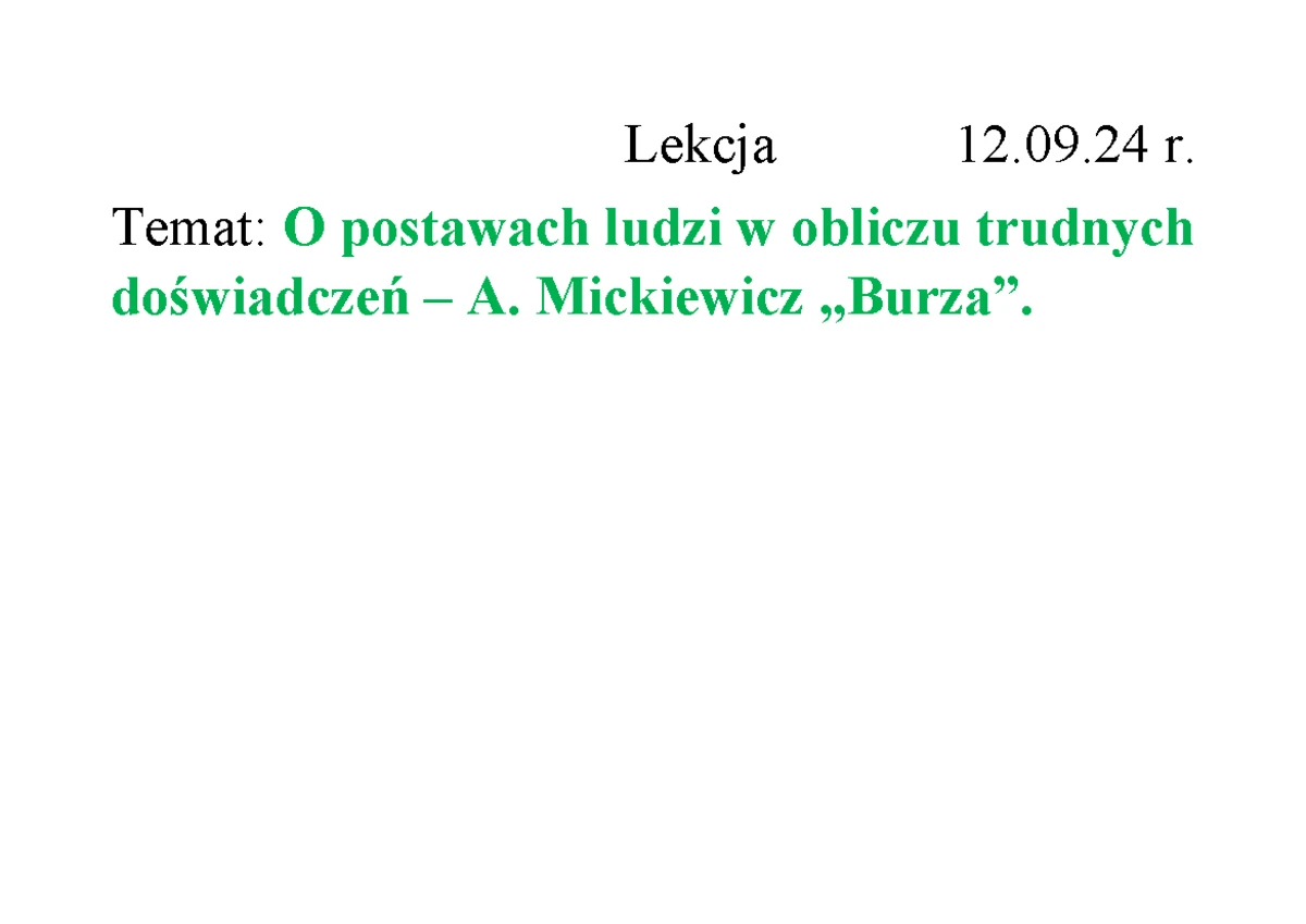 Wywiad - lekcja klasa 8 - Język polski - Lekcja 13.09 r. Temat: W jakich sytuacjach przydaje się ...