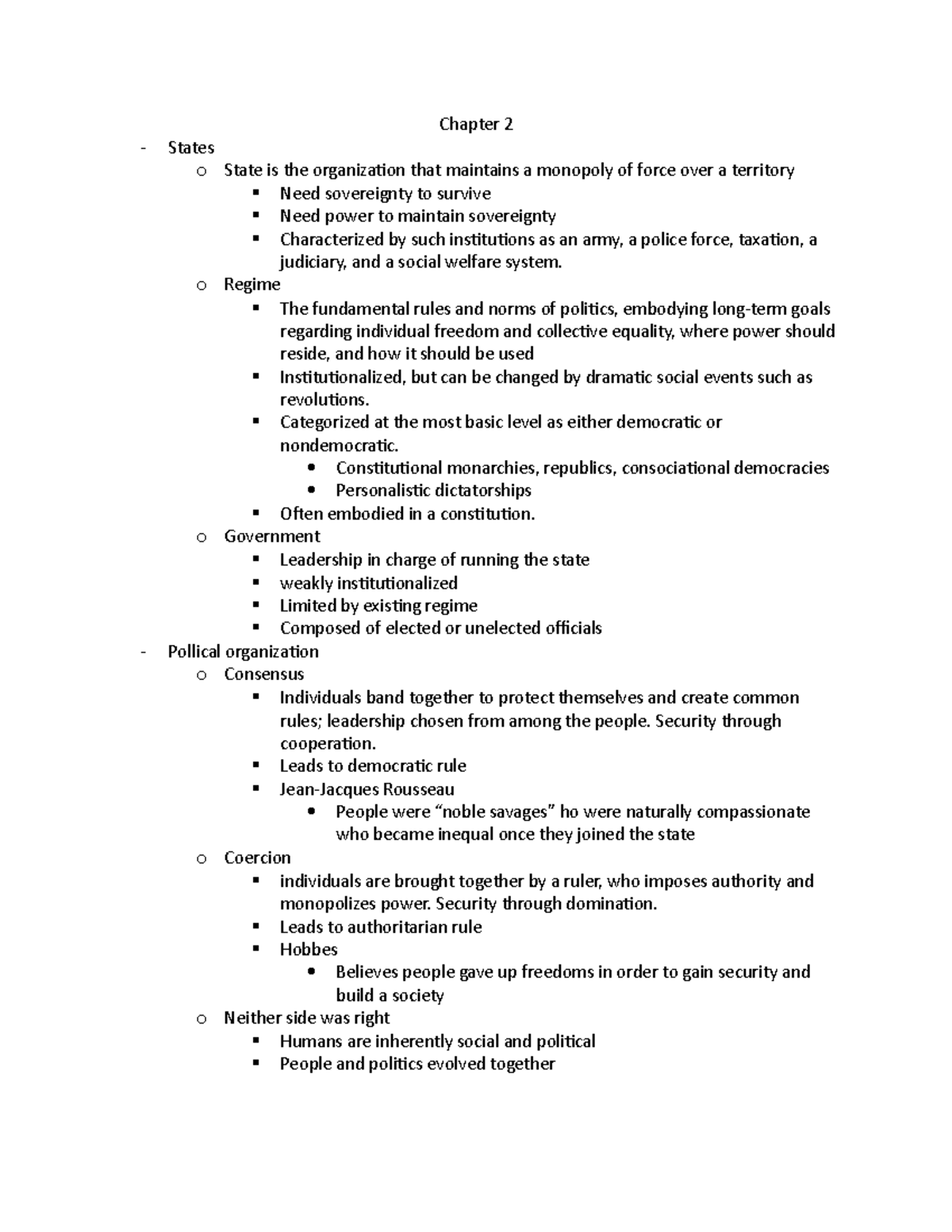 Chapter 2: The Evolution and Characteristics of States in Politics ...