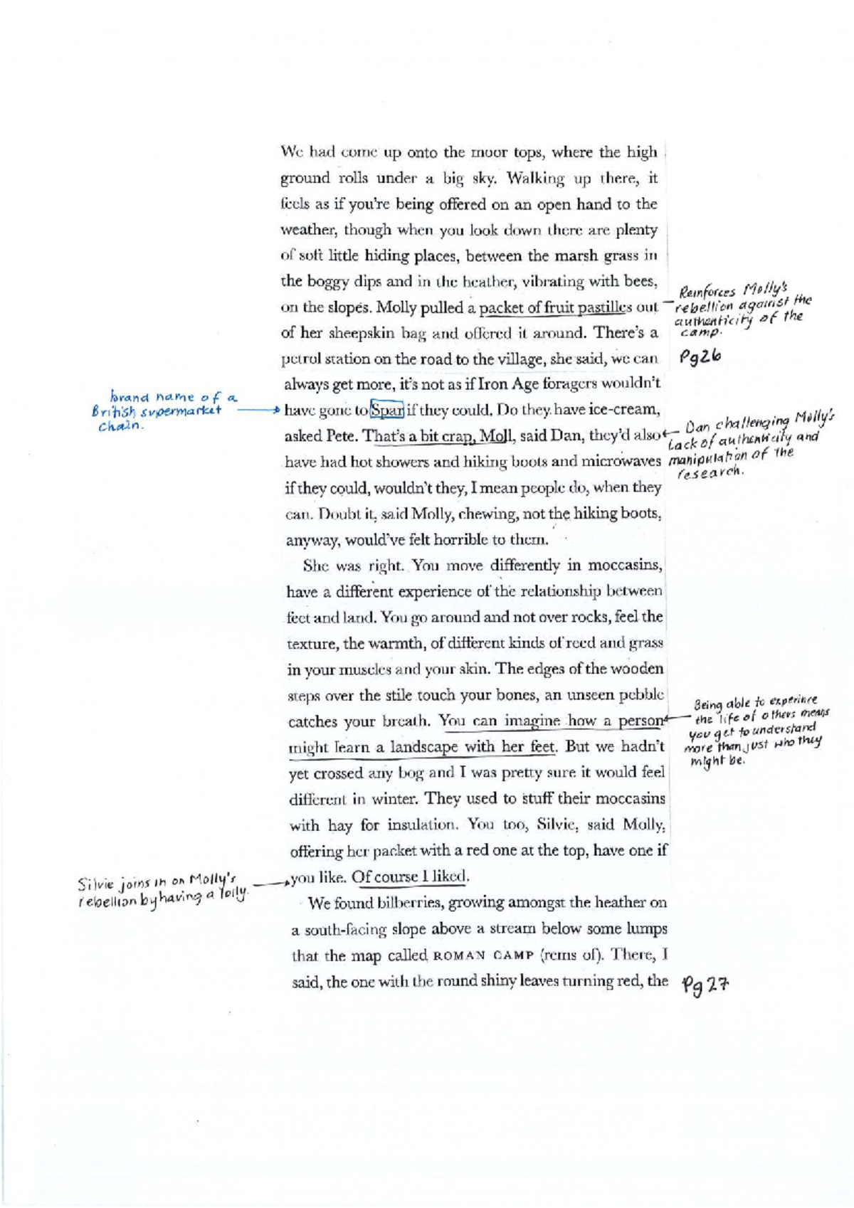 GHOST WALL Analysis: Pg 26-29 Insights and Reflections - Studocu