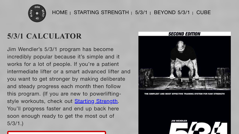 Black Iron Beast - 531 Strength Training Calculator - Studocu