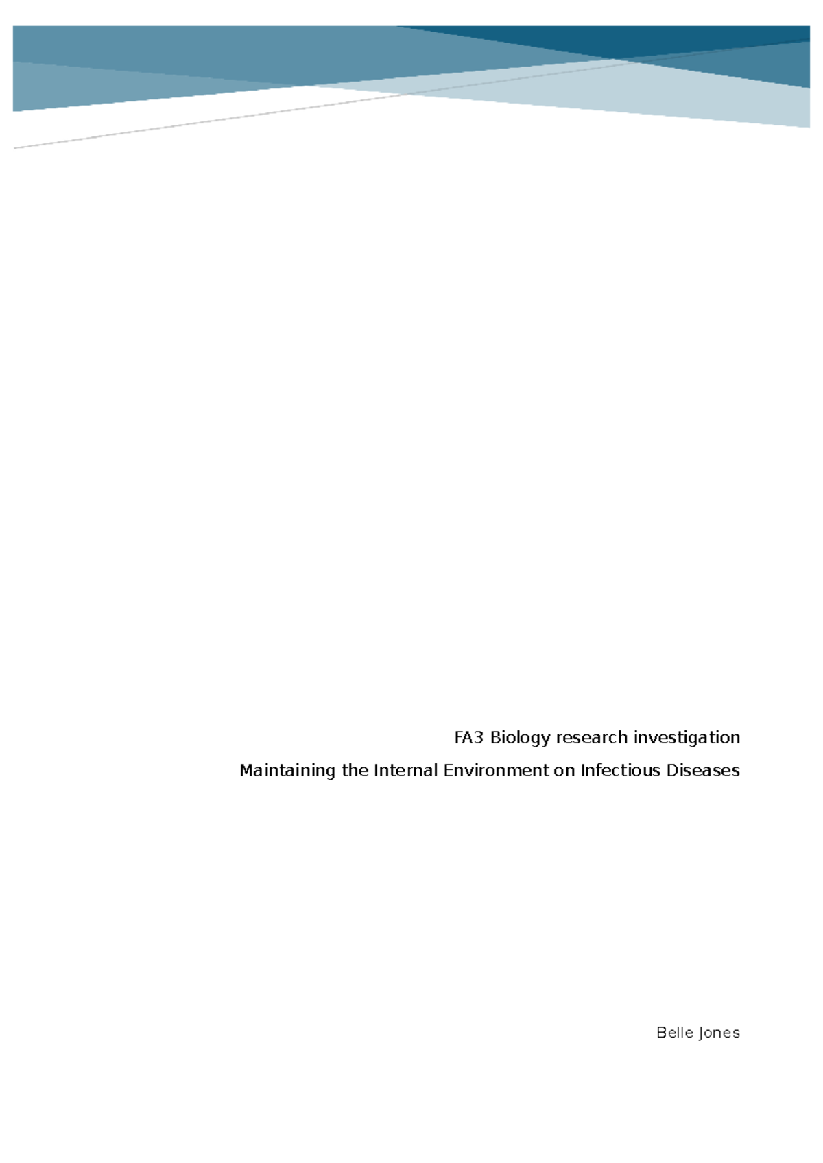 FA3 Biology Research Investigation: Impact of Vaccination on COVID-19 ...