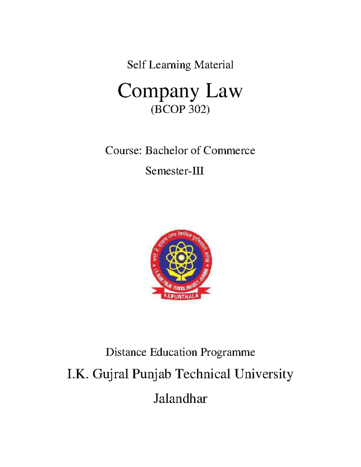 Company Law Overview and Key Concepts (BCOP 302) - Studocu