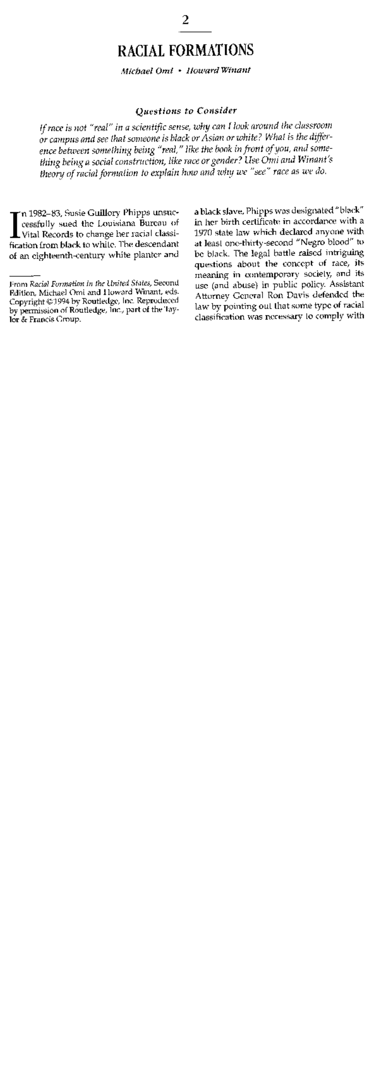 Final Exam Review: Racial Formations in Society (ABC123) - Studocu