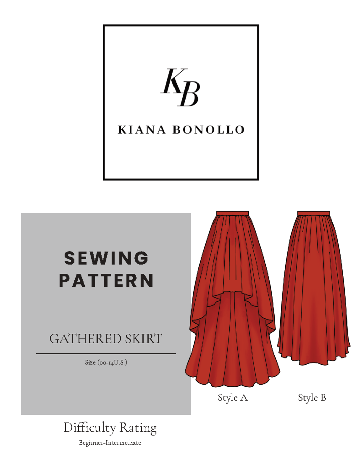 S EWIN G PATTERN: Gathered Skirt Instructions & Supplies Guide - Studocu