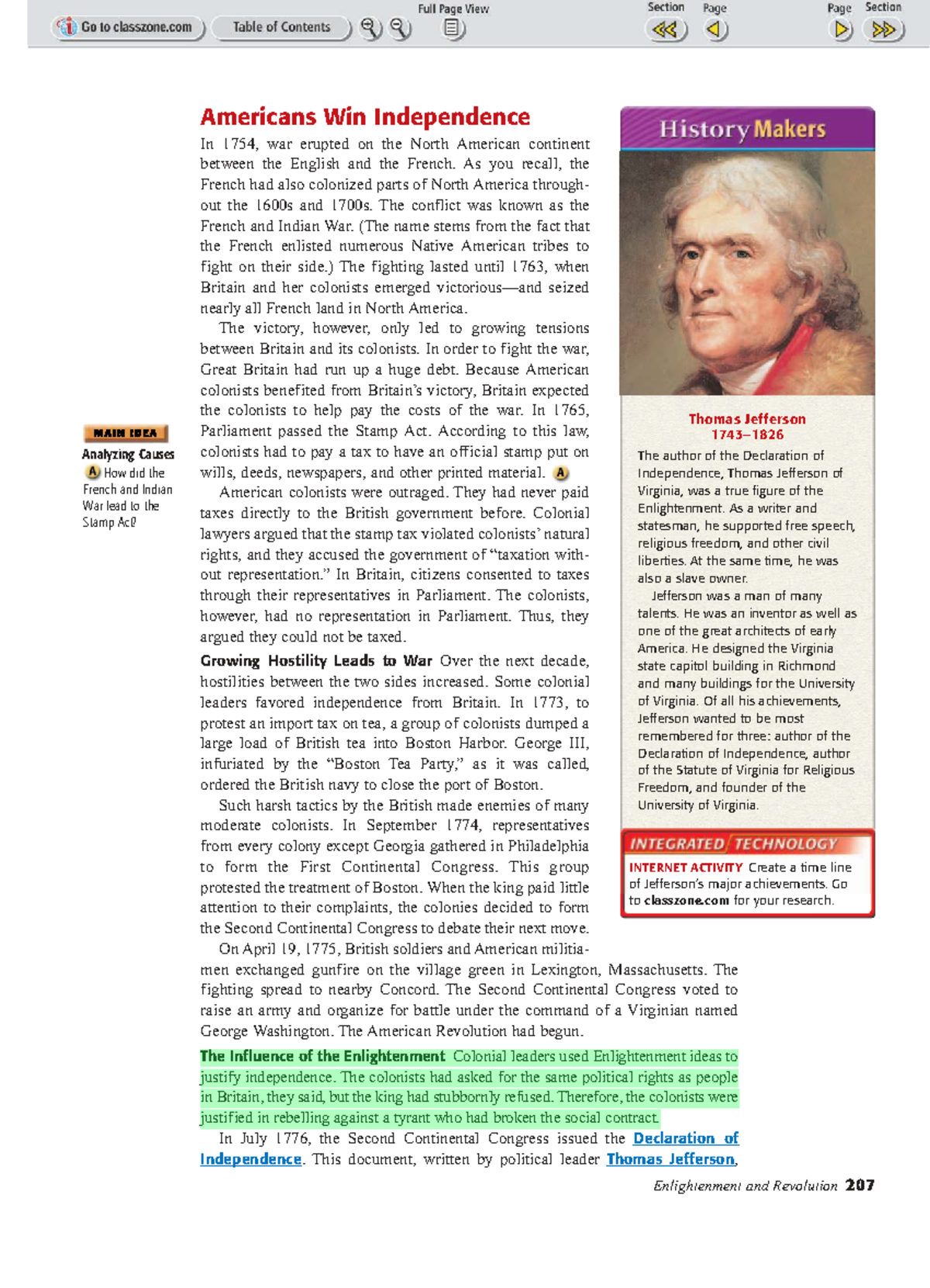 American Revolutions & Enlightenment Ideas: Causes of Independence ...