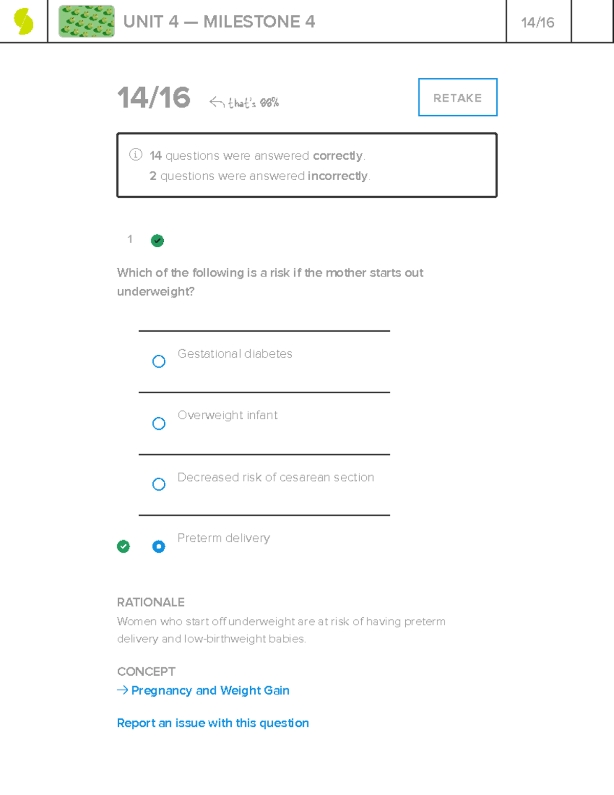 SC115 Principles of Nutrition Unit 4 Milestone: Key Concepts Reviewed ...