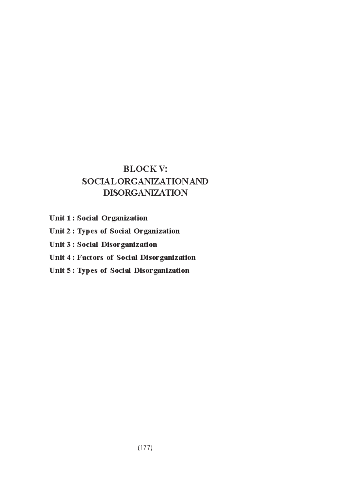 EDU 1016 B5 - Social Organization & Disorganization Overview - Studocu